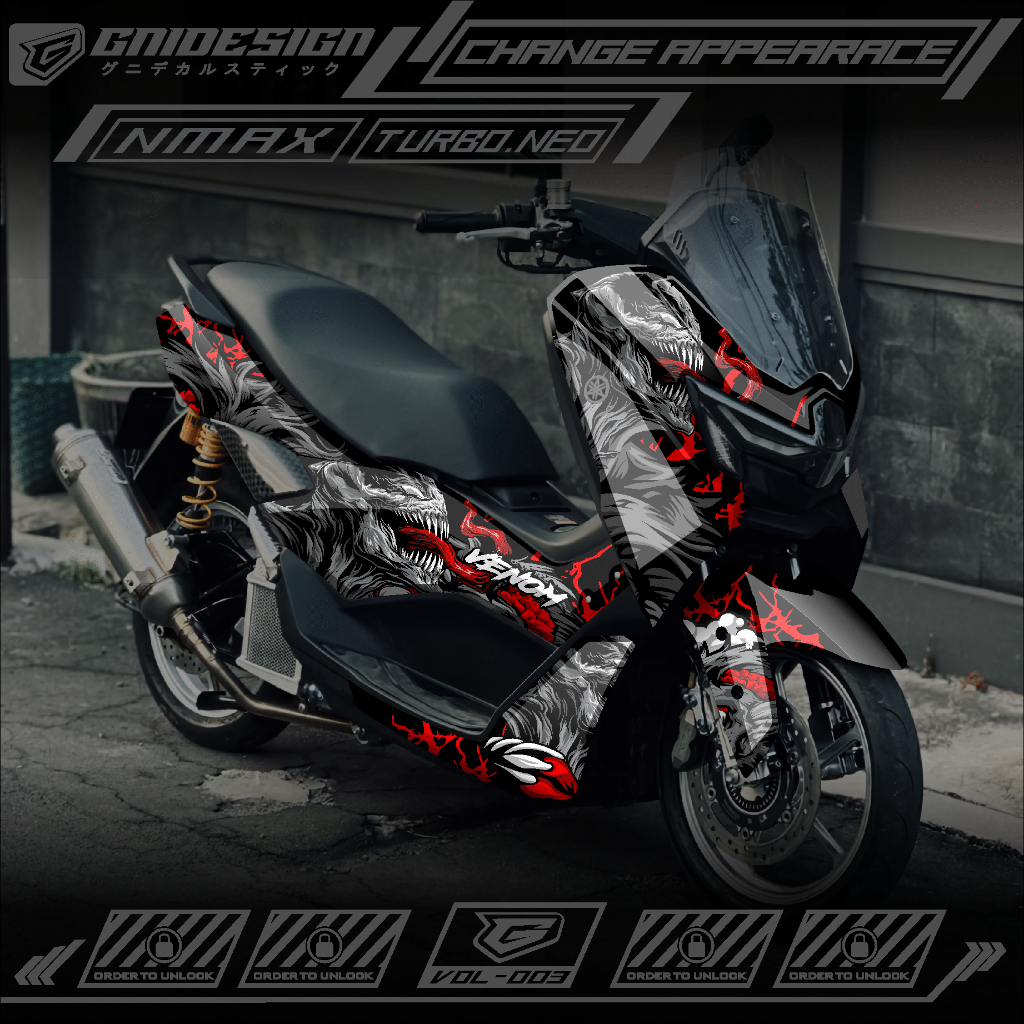 Jual (BISA COD) Decal Sticker Yamaha NMAX TURBO NEO - NEW 2024 2025 ...