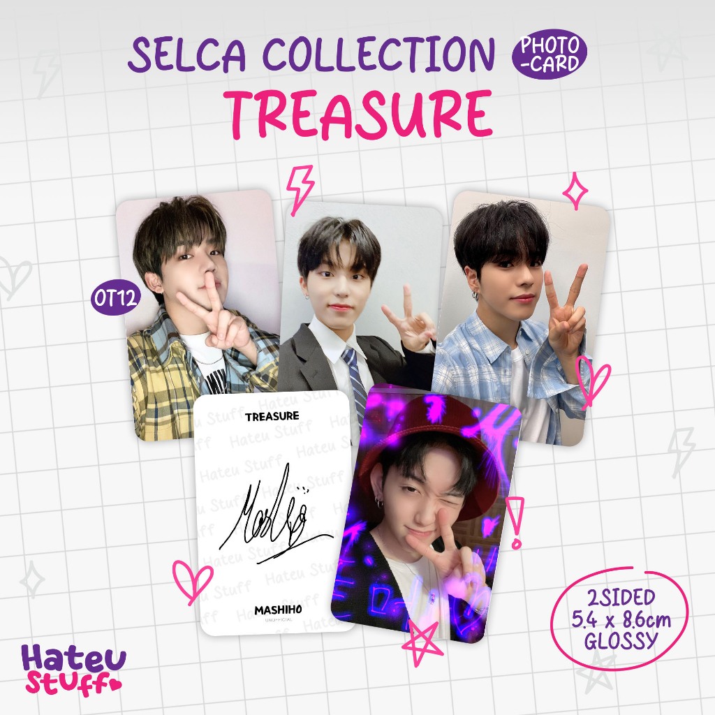 Jual [2/3] Treasure Unofficial Photocard Selca Collection Mafia Game ...