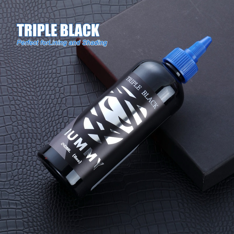 Jual MUMMY USA CUSTOM TATTOO INK 8 OZ(TRIPLE BLACK & SUPER BLACK ...