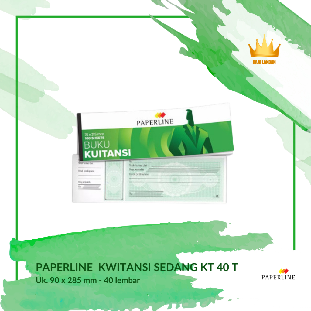 Jual Kuitansi Kwitansi Sedang Paperline KT 40 T/ 40 Lembar - Pcs | Shopee Indonesia