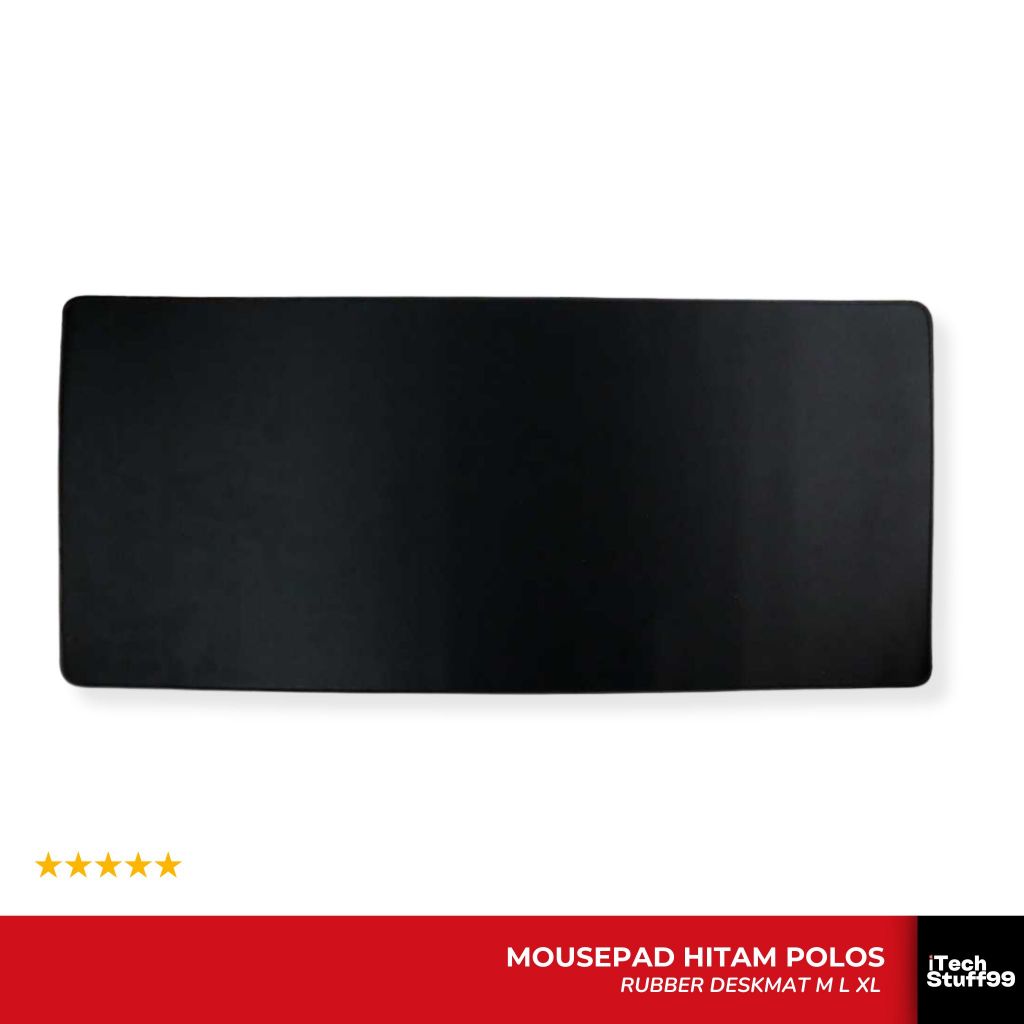 Jual MOUSE PAD MINIMALIS Polos Hitam Gaming MousePad Deskmat XL Desk ...
