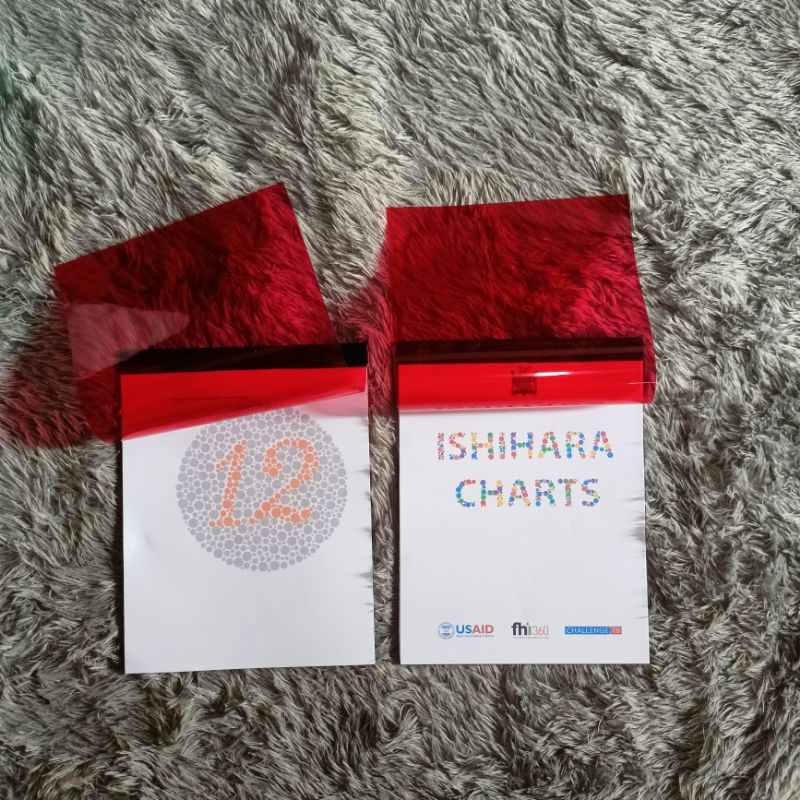 Jual Buku Ishihara Tes Buta Warna Super Copy Print Isihara Book 24 ...