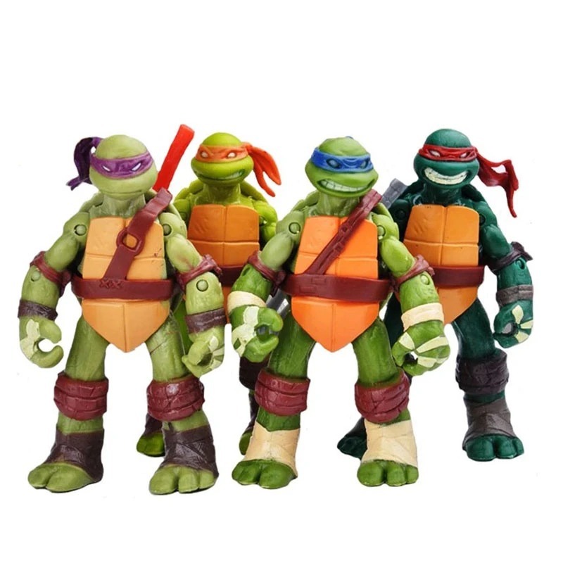 Jual Ninja Turtle Action Figure set isi 4 Mainan Hobi | Shopee Indonesia