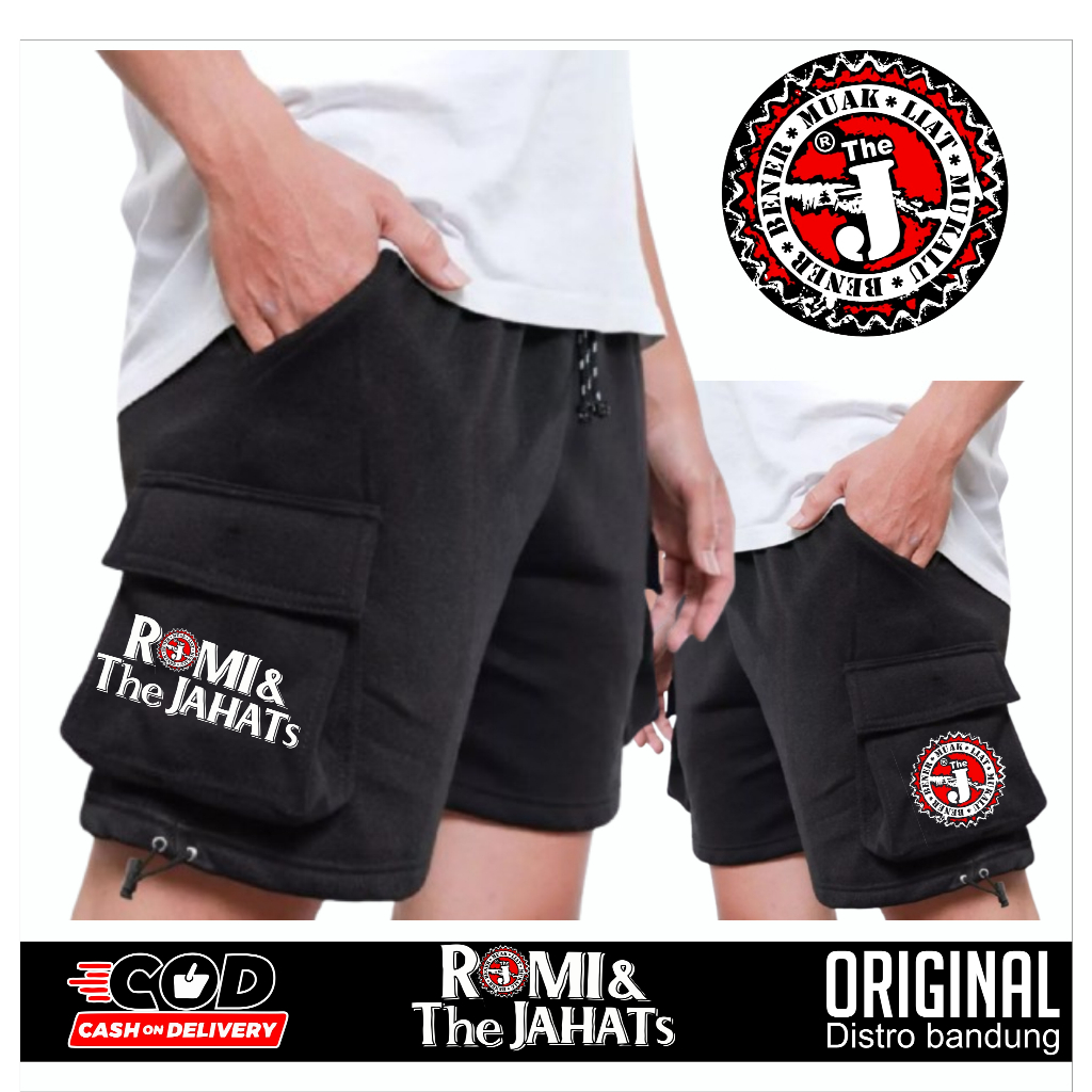 Jual Romi The Jahat Band Punk Kargo Pendek Pria Shopee Indonesia