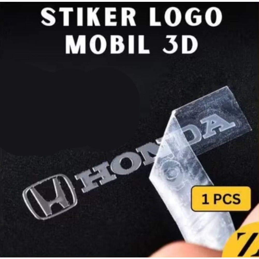 Jual Sticker Stiker Motor Mobil Helm Chrome Silver Cutting Honda | Shopee Indonesia