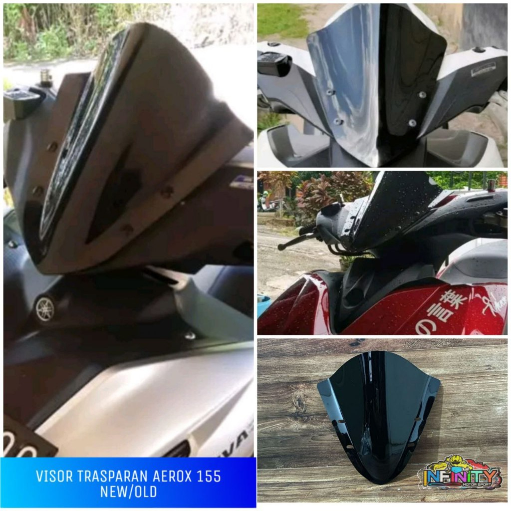 Jual VISOR AEROX WINDSHIELD AEROX MODEL SCETBILL Polos-DVS AEROX NEW ...