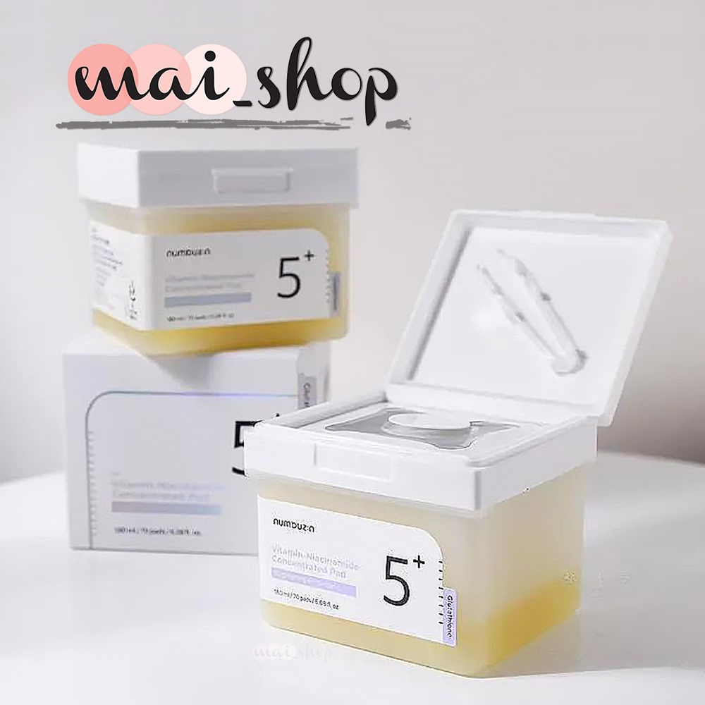 Jual NUMBUZIN No 5 Vitamin Niacinamide Concentrated Pad 180ml 70 Pads | Shopee Indonesia