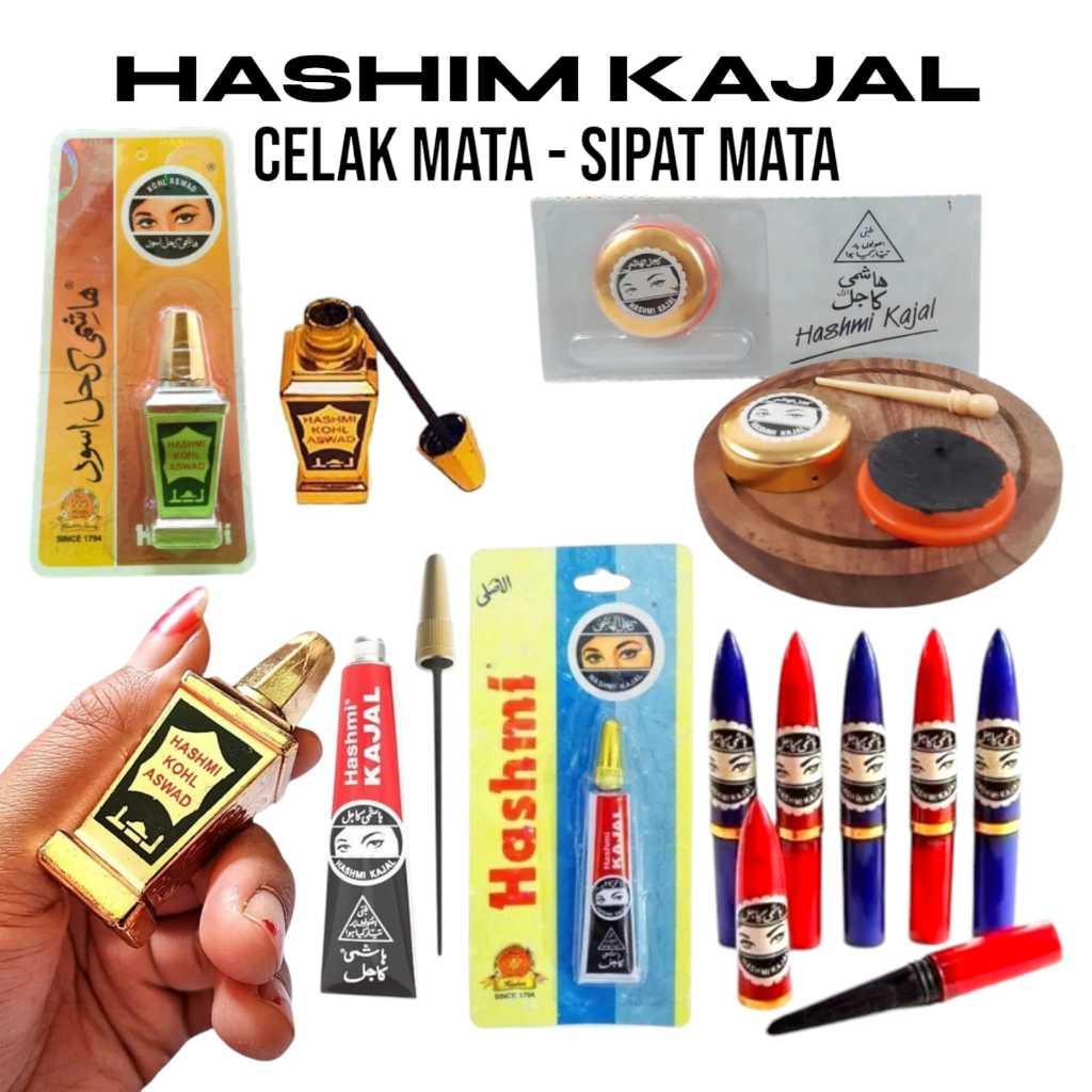 Jual Celak mata hashmi kajal impor / sipat mata kajal pakistan original ...