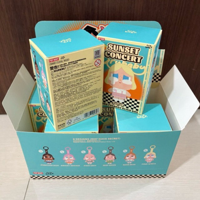 Jual ORIGINAL Pop Mart Cry Baby Sunset Concert Plush Pendant Blind Box ...