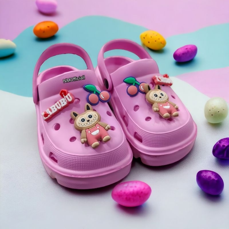 Jual Sendal Anak Perempuan Labubu Tali Belakang Baim Fuji Anak Anak ...