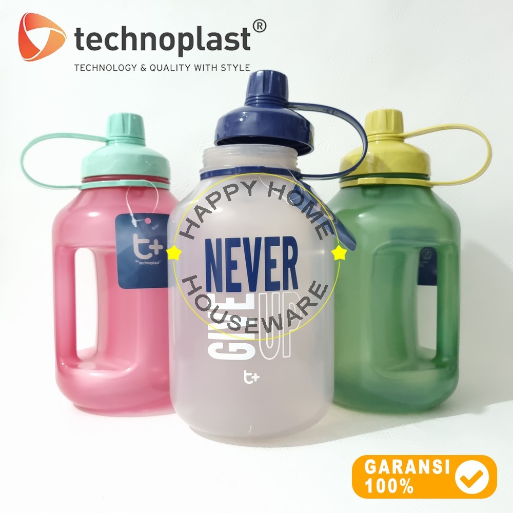 Jual TECHNOPLAST T+ Active Sport Bottle 2500ml Botol Air Jumbo Botol ...