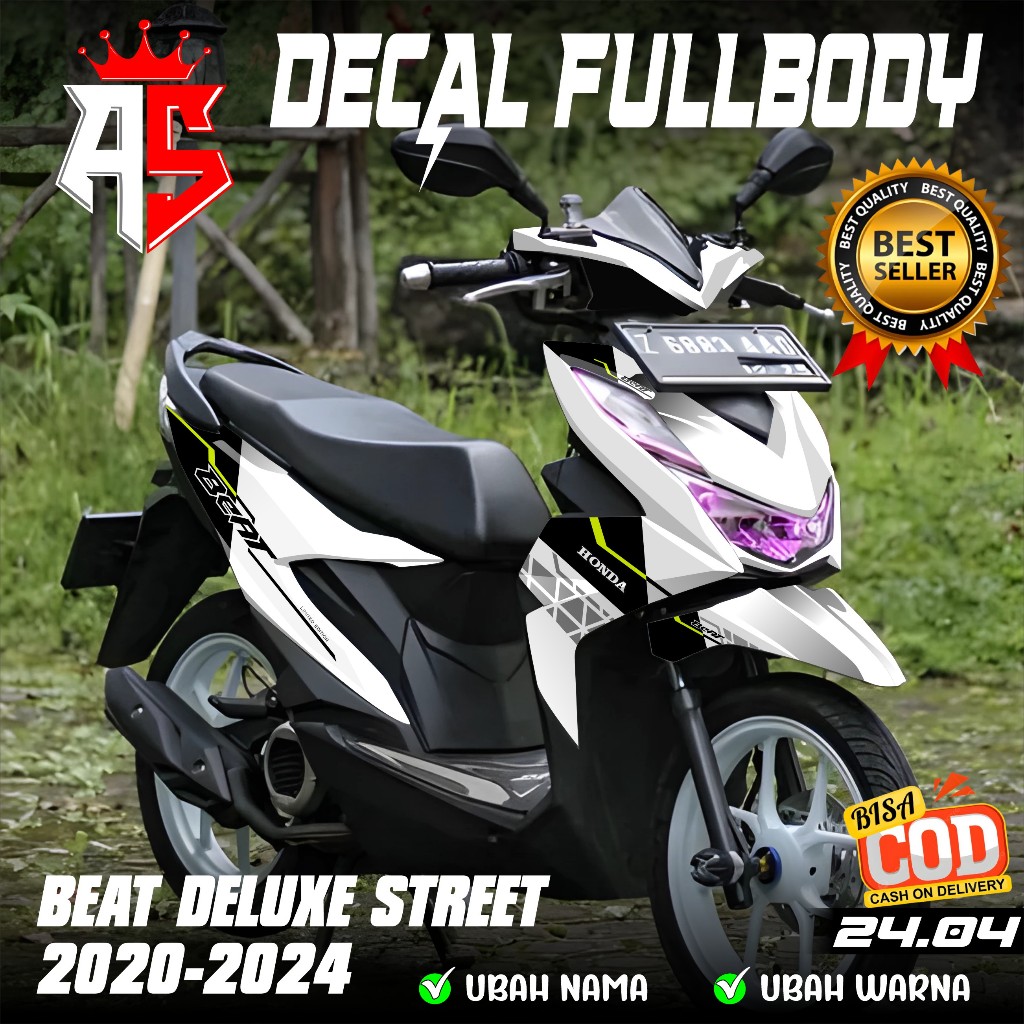 Jual (COD) TERBARU Decal Sticker Beat DELUXE STREET 2020 2021 2022 2023 ...