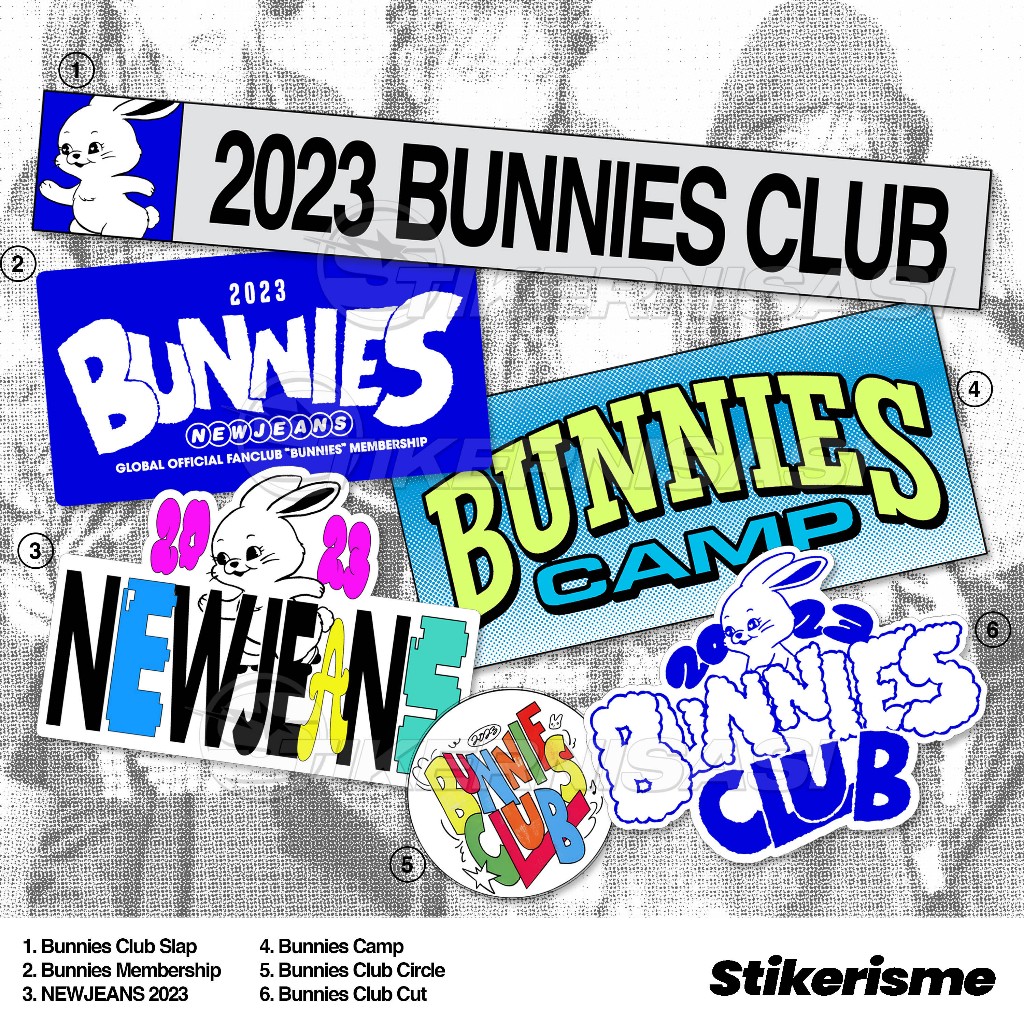 Jual Sticker New Jeans Bunnies Pack | Shopee Indonesia