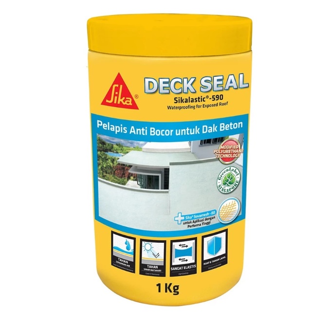 Jual Sika Deck Seal Sikalastic 590 Waterproofing Pelapis Anti Bocor ...