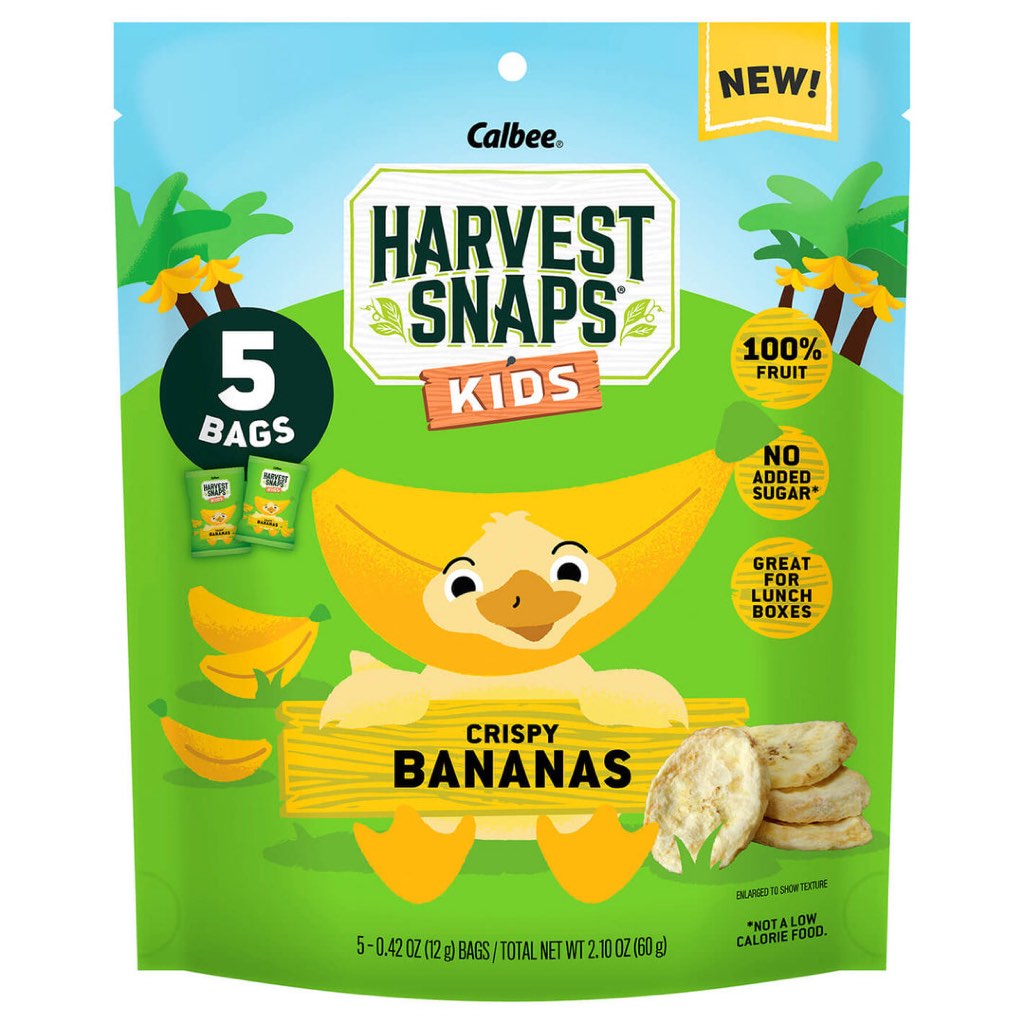 Jual Calbee Harvest Snaps Kids Crispy Bananas 60g (5 Bags x 12g ...