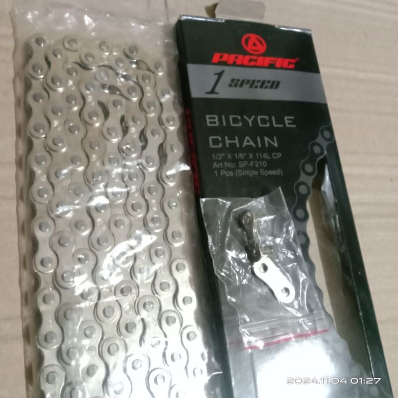 Jual rantai sepeda 1 speed SILVER rantai sepeda bmx single speed ...