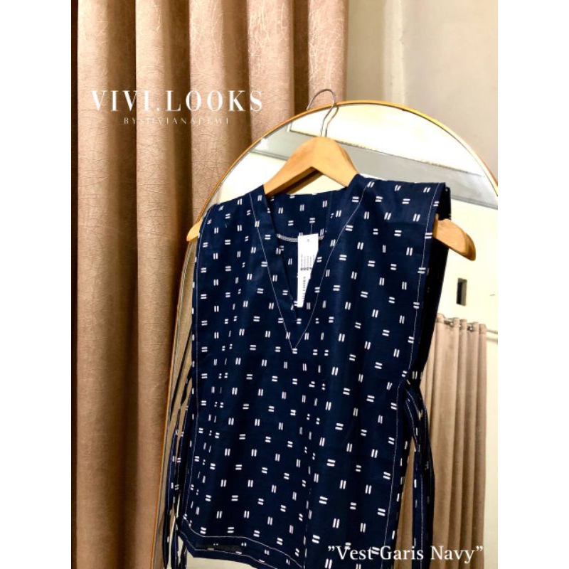 Jual VIVILOOKS-VEST BATIK PATTERN PREMIUM BOLD SERIES MODERN ETNIK ...
