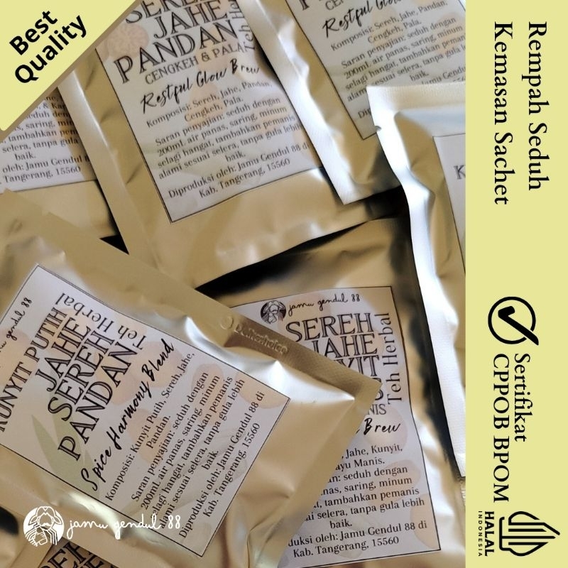Jual Teh Rempah - Teh Rimpang - Teh Herbal Ragam Variasi - Spice Blend ...
