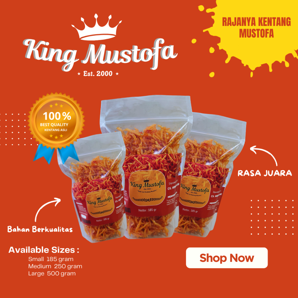 Jual Kentang Mustofa 1 Kg Original - King Mustofa | Shopee Indonesia