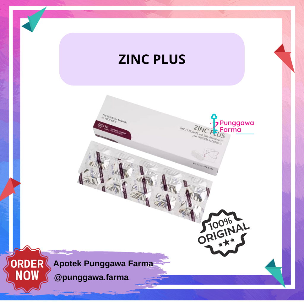 Jual Zinc Plus Strip 10 Kapsul | Shopee Indonesia
