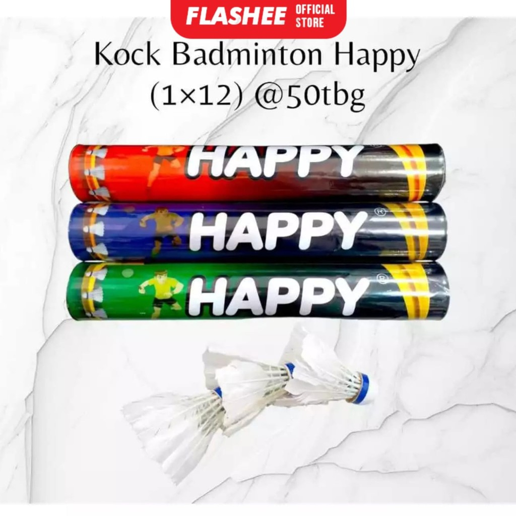 Jual Flashee Shuttle Cock Badminton Bulu Tangkis Kok Batminton Isi 12 ...
