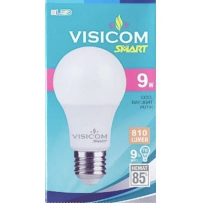 Jual Lampu LED VISICOM Smart 9 Watt Cool Daylight 6500K | Shopee Indonesia