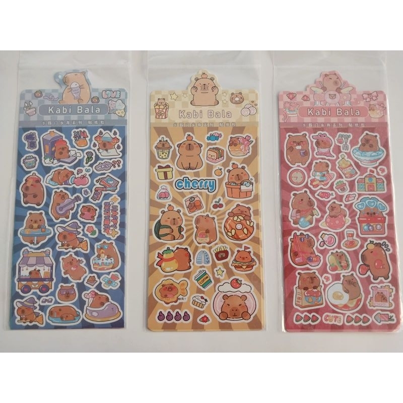 Jual Stiker Capybara/Stiker Hologram Capybara/Stiker Capy/Stiker Capy ...