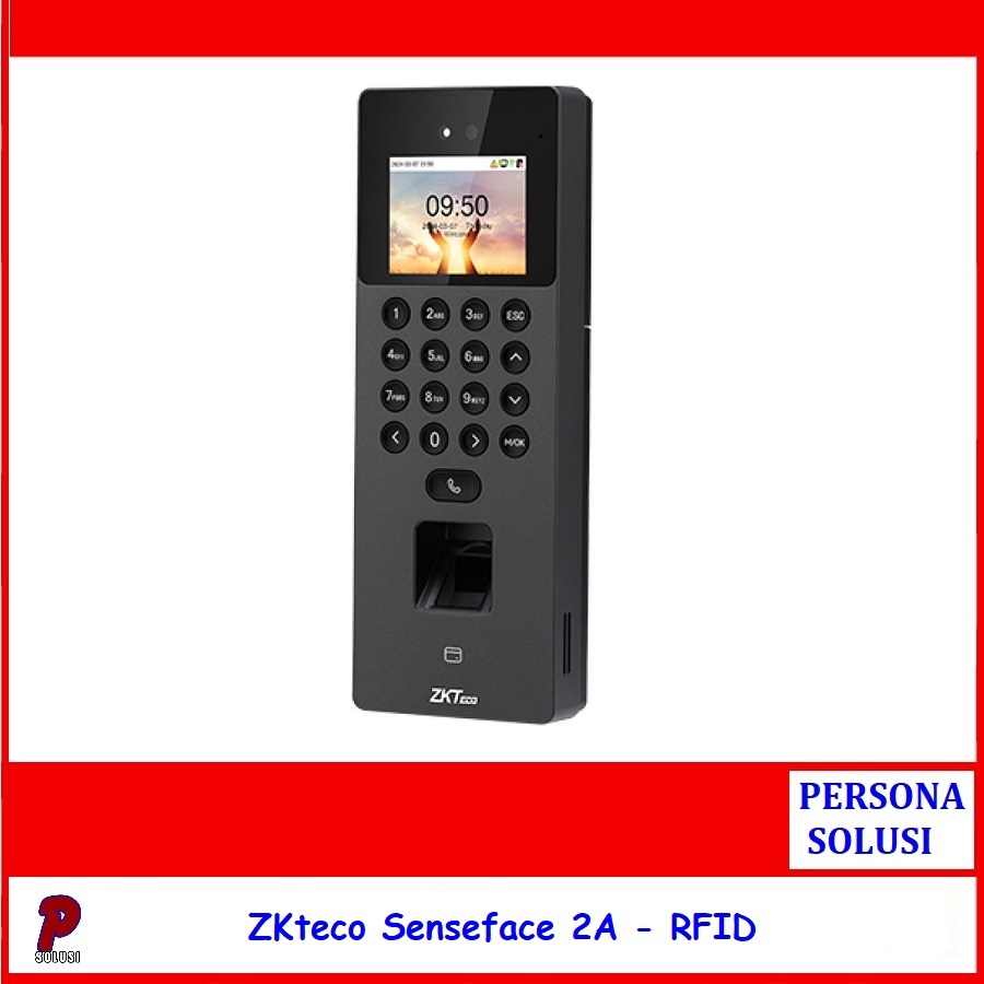 Jual Mesin Absensi Wajah Sidik Jari dan Akses Kontrol ZKTeco Senseface 2A RFID 125Khz - Garansi ...