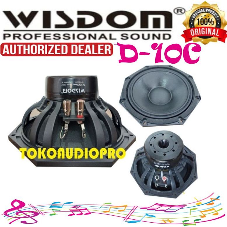 Jual Speaker Component Wisdom D-10C 10-inch Komponen Speaker Wisdom d10c | Shopee Indonesia