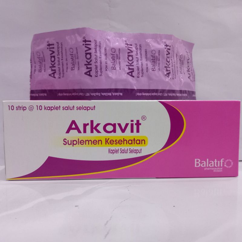 Jual Arkavit Multivitamin - Suplemen kesehatan kemasan Box | Shopee ...