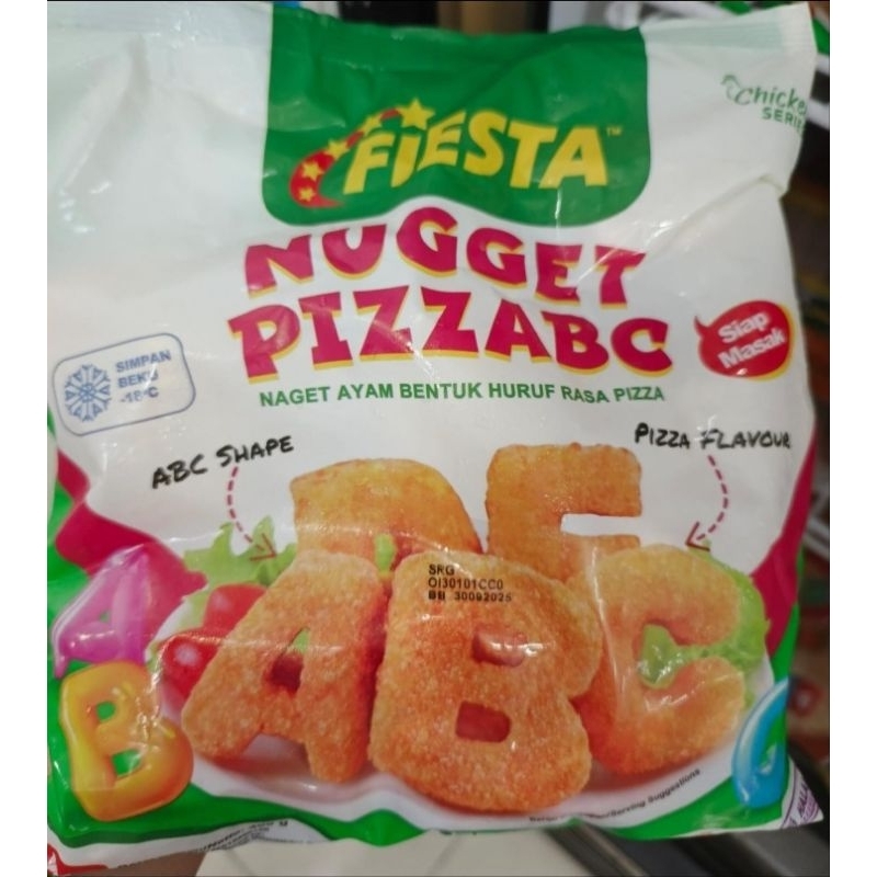 Jual Fiesta Nugget Pizza ABC / Naget Ayam Bentuk Huruf Rasa Pizza ...