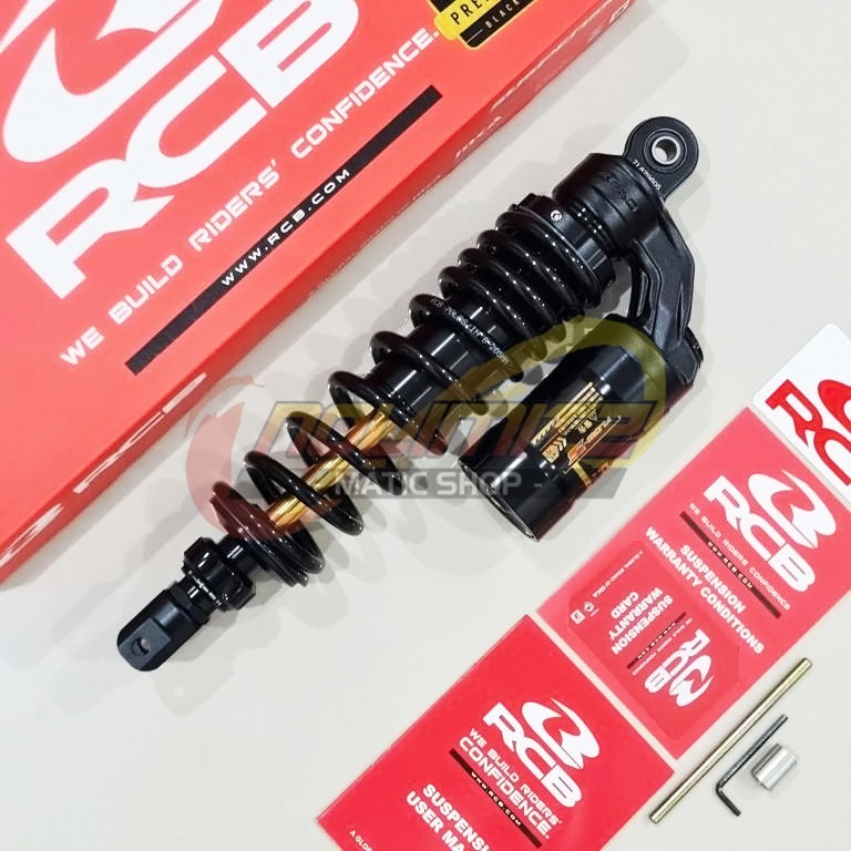 Jual Shock Shockbreaker RCB Racing Boy Flow S Premium Black 340mm Honda ...