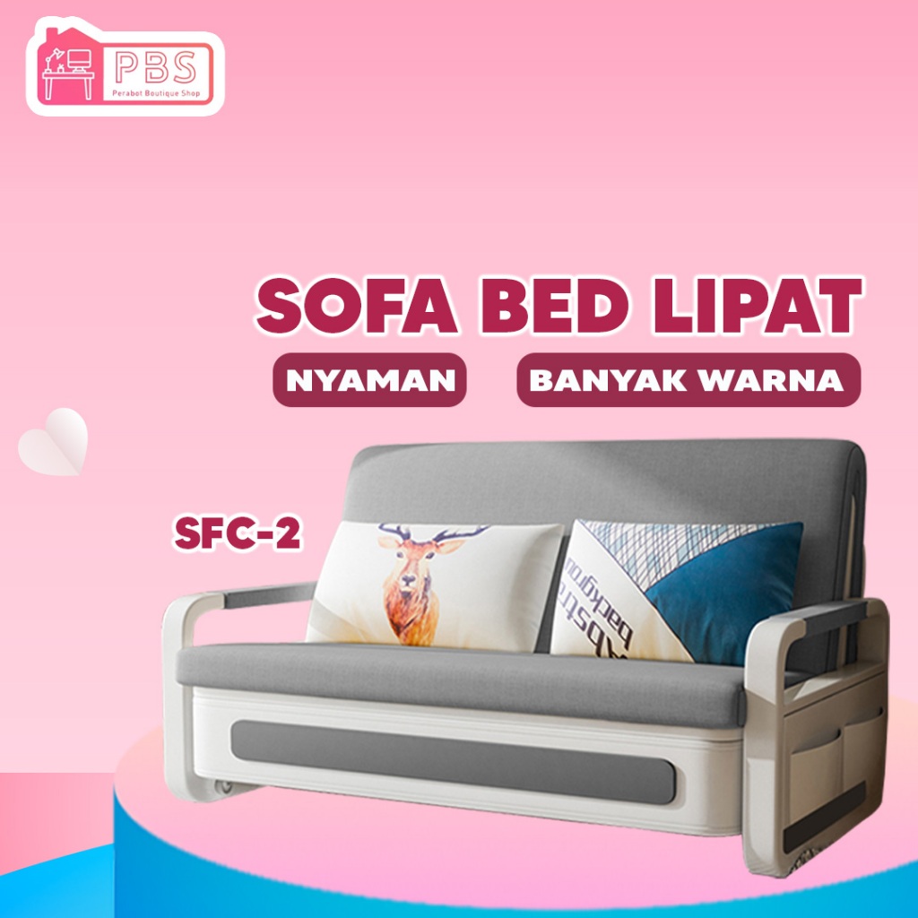 Jual PERABOT Sofa Bed Lipat Minimalis Sofa Lipat Tidur Sofa Bed Kursi ...