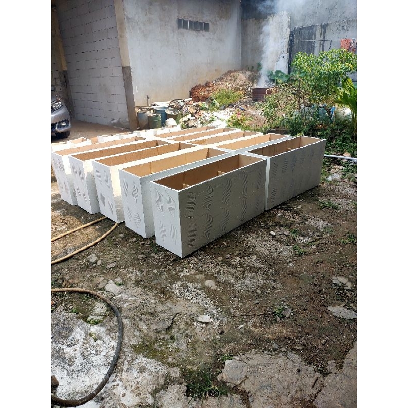 Jual pot kayu untuk partisi panjang 60cm lebar 20cm tinggi 15cm untuk ...