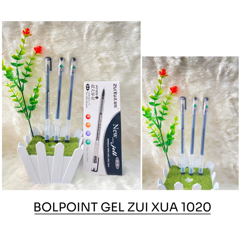 Jual bolpen / bulpen / pulpen/polpen gel apel zuixua hitam 1020 gel ...