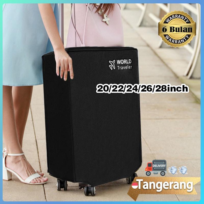Jual Sarung Cover Koper Penebalan Cover Kain Kotak Troli Koper Penutup ...