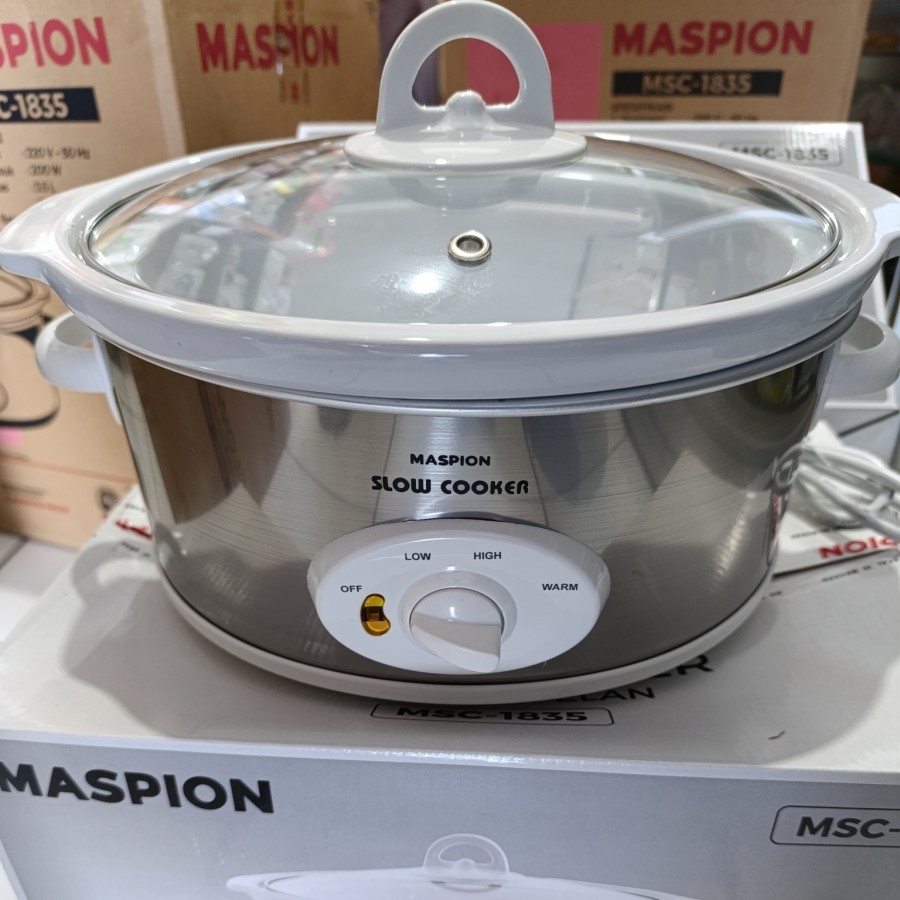 Jual Maspion Slow Cooker MSC-1850 (5 L) / Slow Cooker Maspion 1850 ...