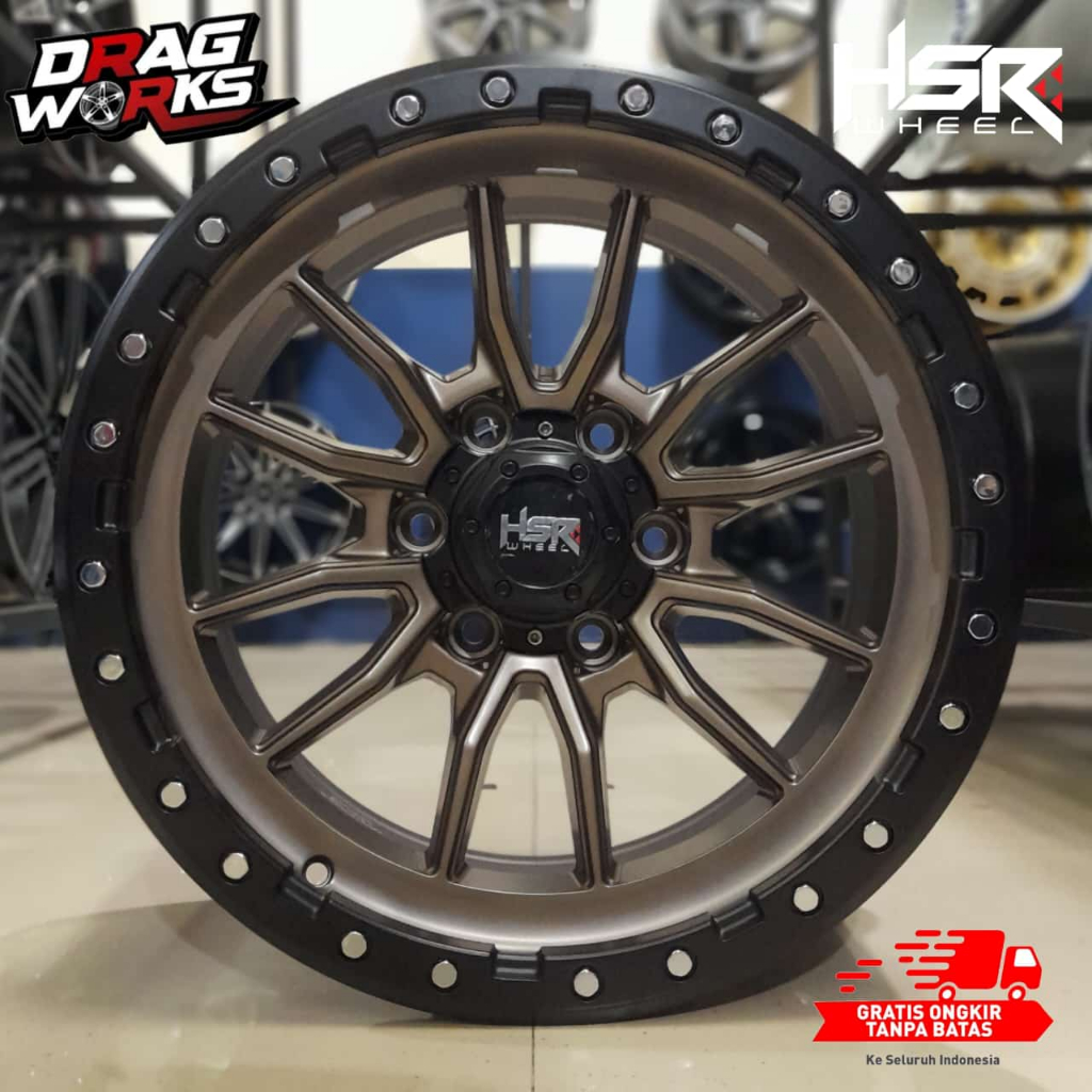 Jual VELG MOBIL HSR REVIVE R18 BAUT 6 UNTUK PAJERO FOTUNER HILUX TRITON ...