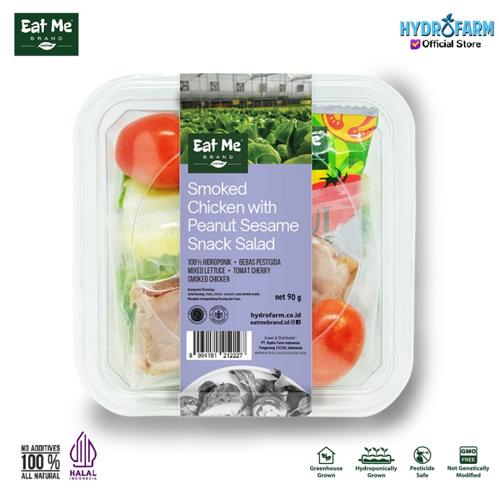 Jual Eat Me Brand - Snack Salad Smoked Chicken With Peanut Sesame ...