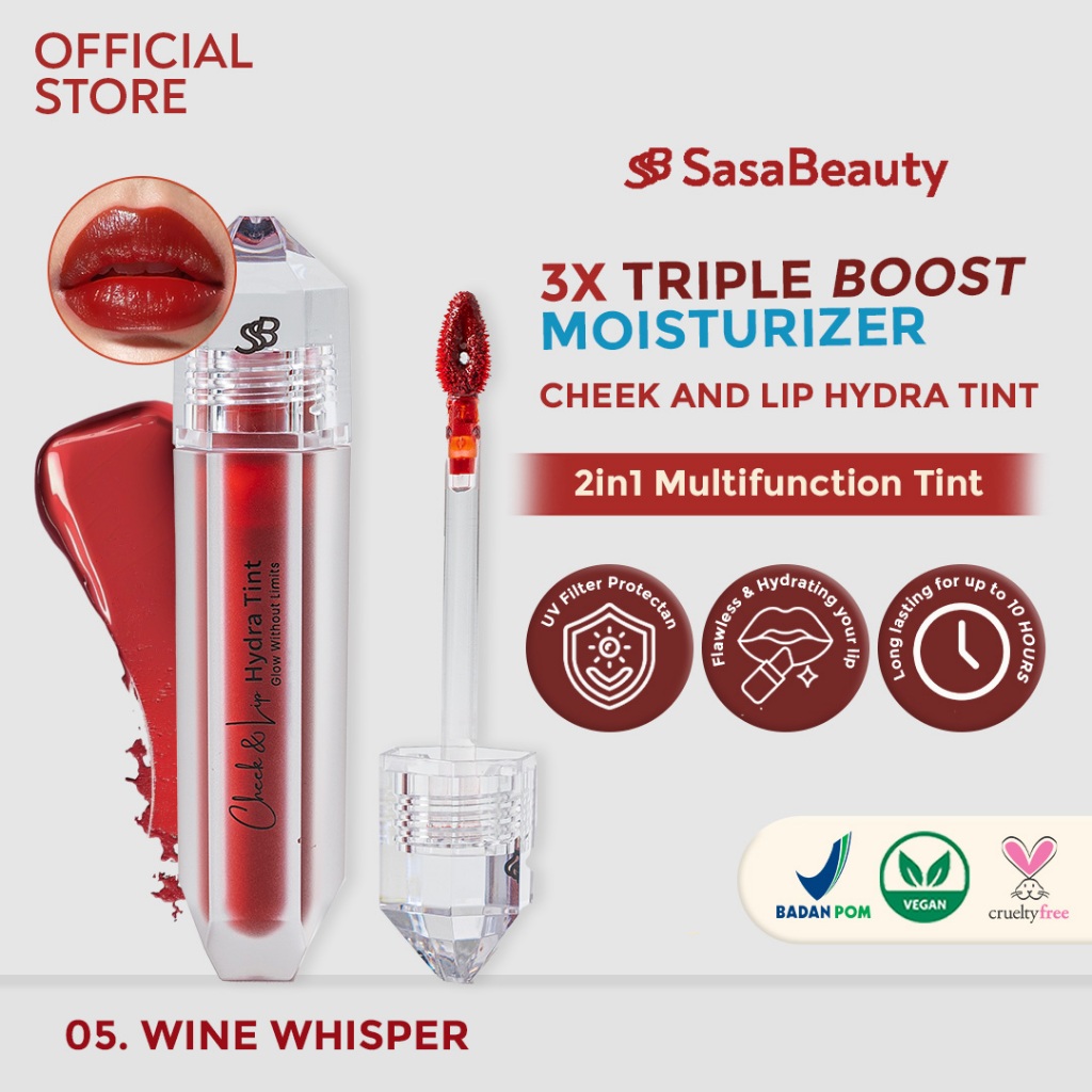 Jual Two in One LIP MOISTURIZER - TRIPLE MOIST BOOSTER FOR YOUR LIPS ...