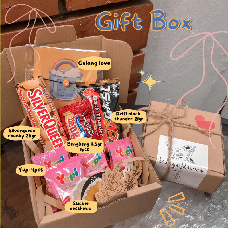 Jual Gift Box Hampers Snack Hadiah Ulang Tahu Kado Anniversary ...