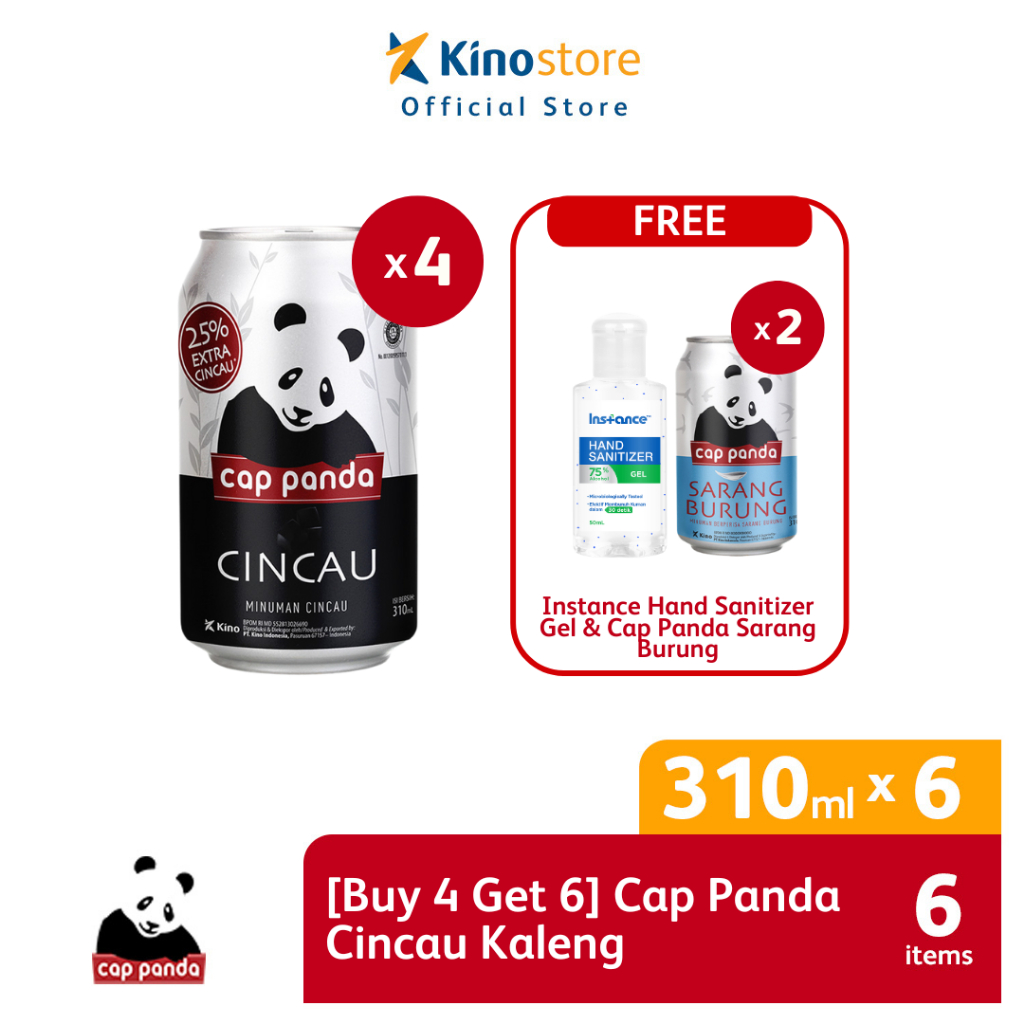 Jual Cap Panda Cincau Kaleng 310ml | Shopee Indonesia