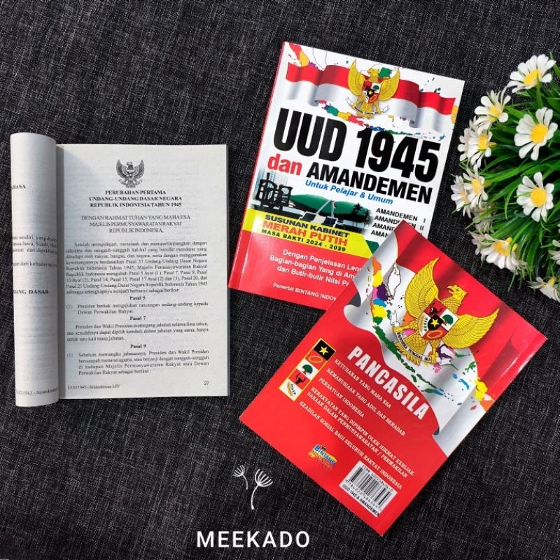 Jual Buku UUD & Amandemen Kabinet Merah Putih Lengkap / Buku Undang-Undang Terbaru | Shopee ...