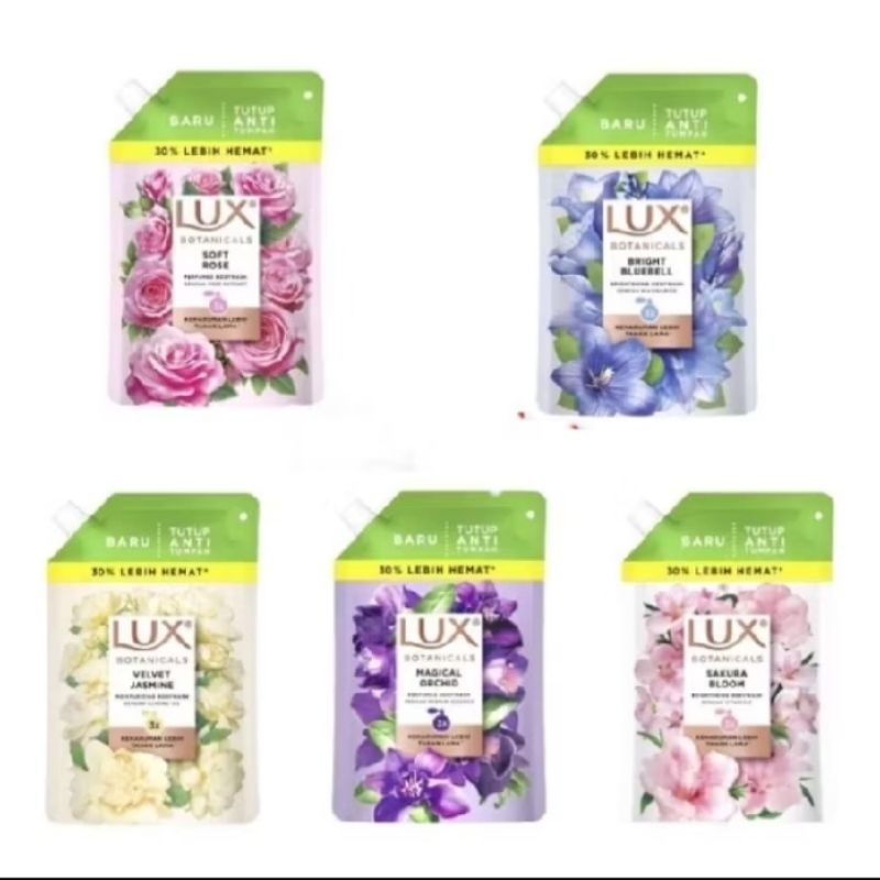 Jual Lux Botanicals Magical Orchid body wash 825ml // Lux botanicals bright bluebell 825ml ...