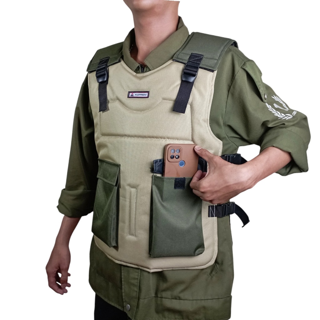 Jual Rompi motor touring anti angin saku muat hp desain minimalis ...