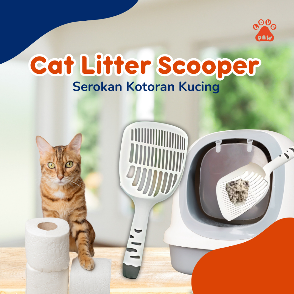 Jual LovePaw-Cat Litter Scooper - Serokan Pasir Pengangkat Kotoran ...