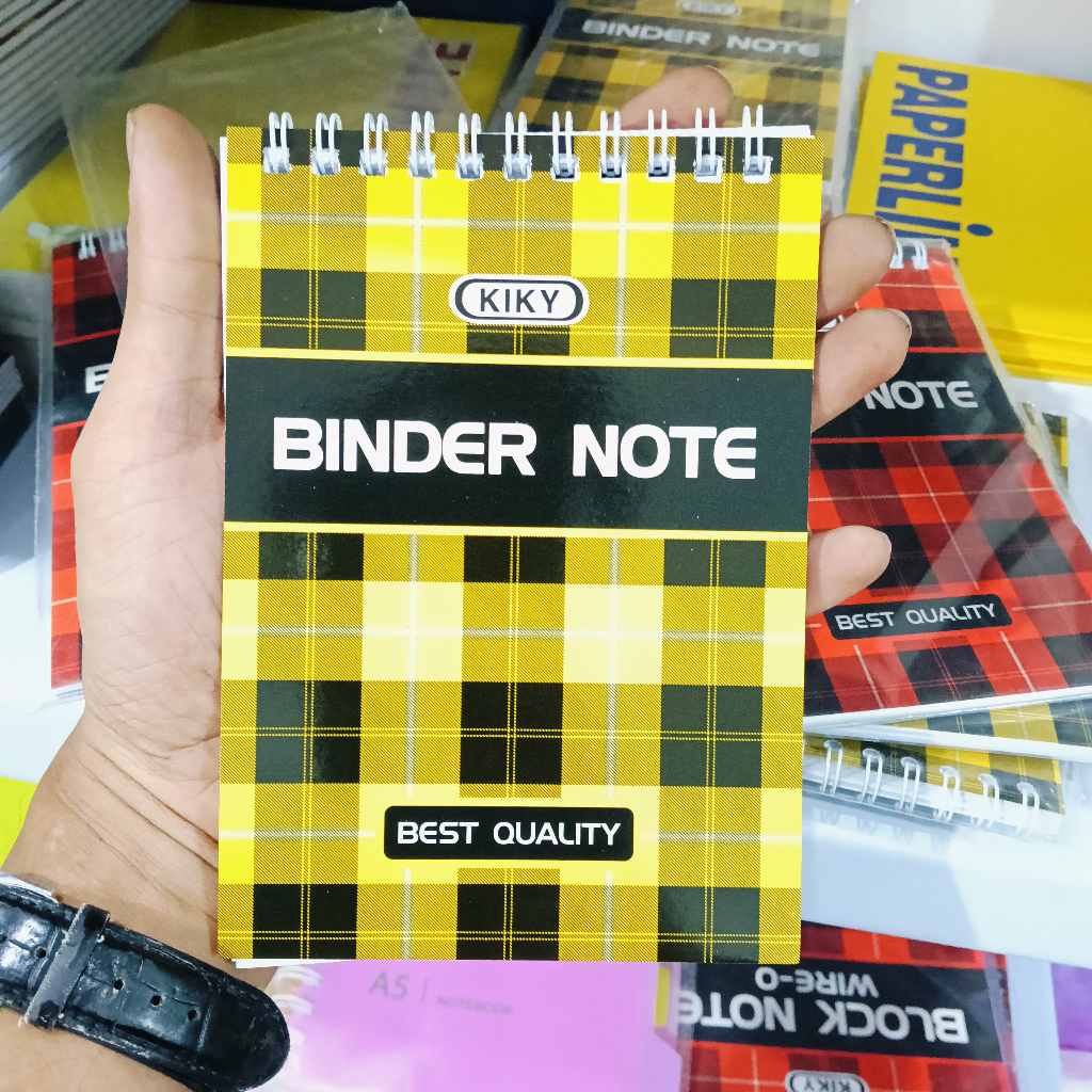 Jual BLOCK NOTE SPIRAL KIKY A6 BUKU NOTEBOOK 10,5CM X 15 CM | Shopee ...