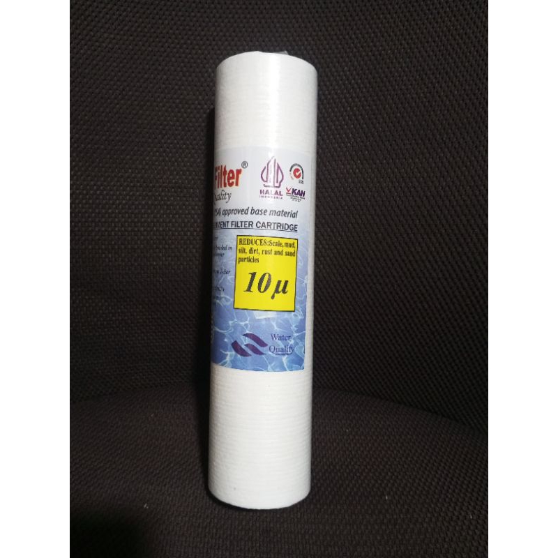 Jual cartridge filter air 10 inchi.10 micron saringan air | Shopee ...