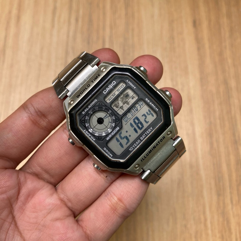 Jual Jam Tangan Second - Casio AE-1200WH | Shopee Indonesia