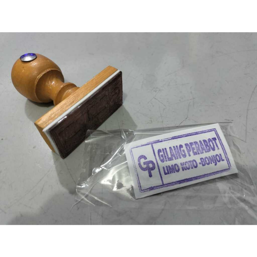 Jual Stempel Manual Stempel Kayu Custom | Shopee Indonesia